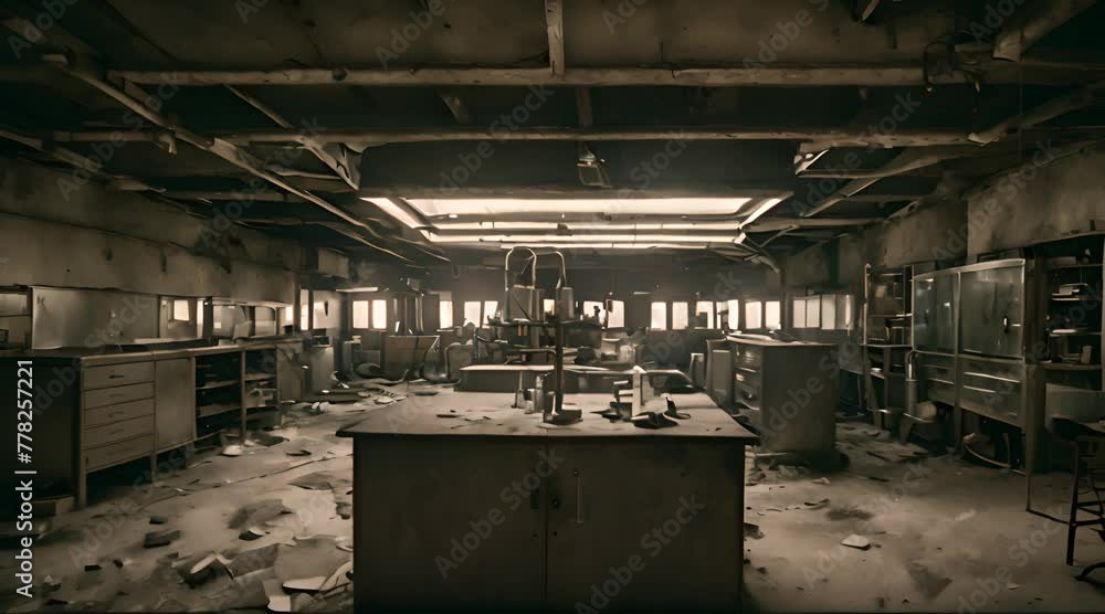 Vidéo Stock Broken Beakers and Bunsen Burners, A Look Inside a ...