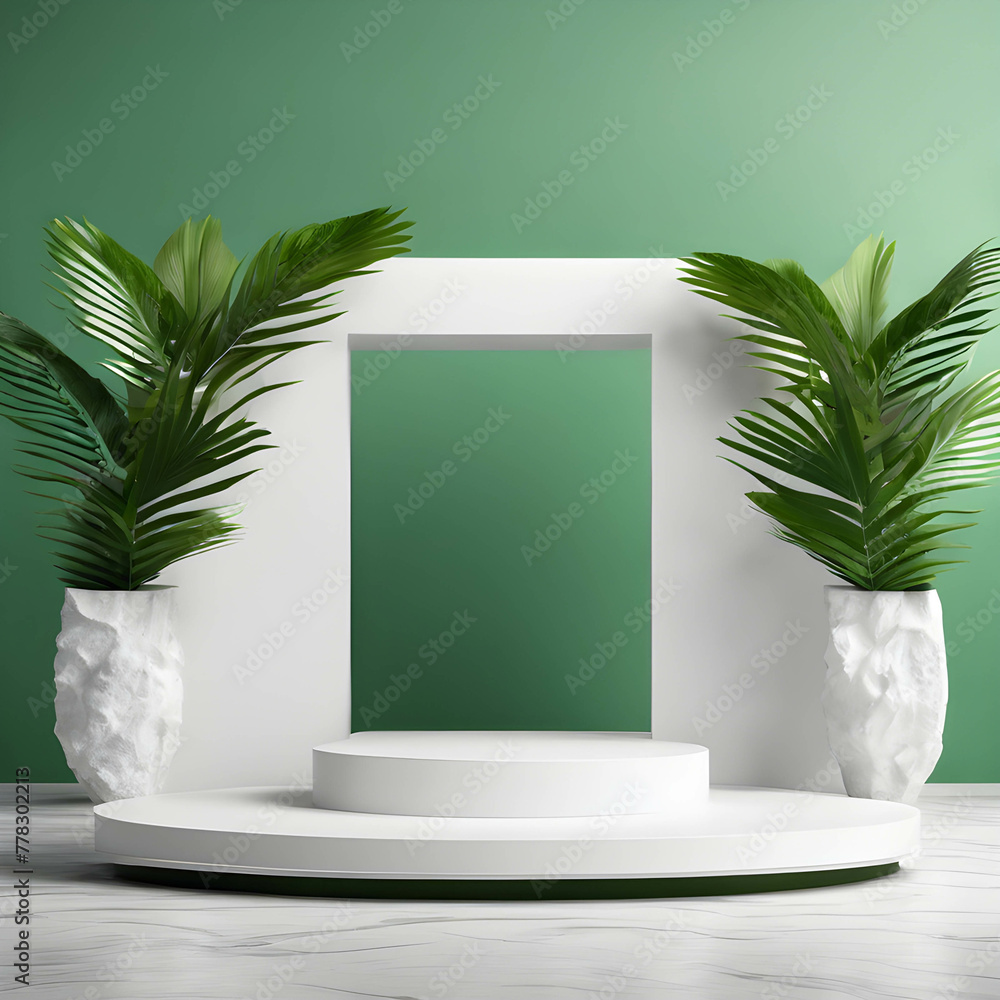 mockup, podium, product presentation, display, showcase, stand ...