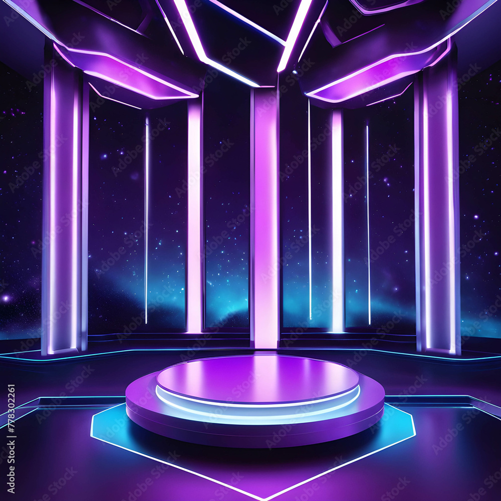 mockup, podium, product presentation, display, showcase, stand ...