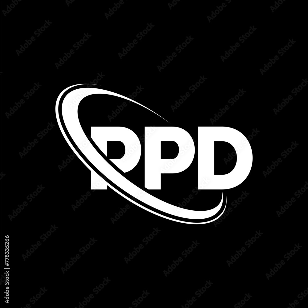 PPD logo. PPD letter. PPD letter logo design. Initials PPD logo linked ...