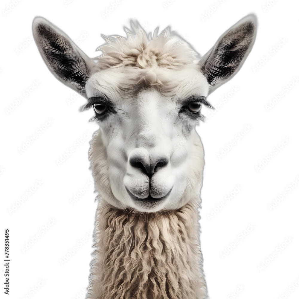 lama isolated on transparent background, png transparent background ...