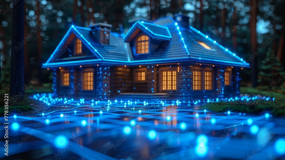 IOT AI. Architectural 3D plans. Software for smart houses and ...