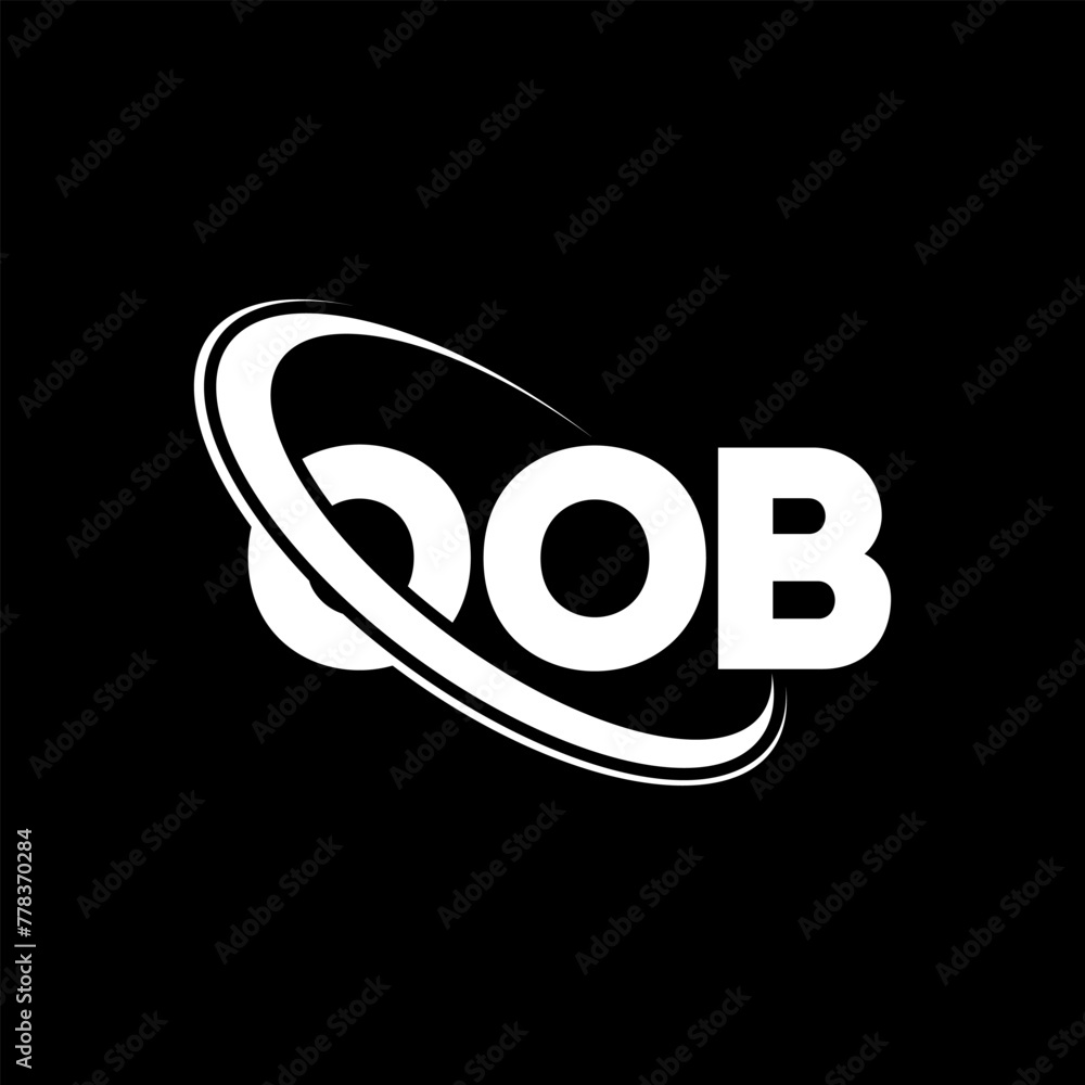 OOB logo. OOB letter. OOB letter logo design. Initials OOB logo linked ...