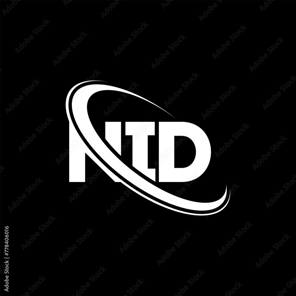 NID logo. NID letter. NID letter logo design. Initials NID logo linked ...