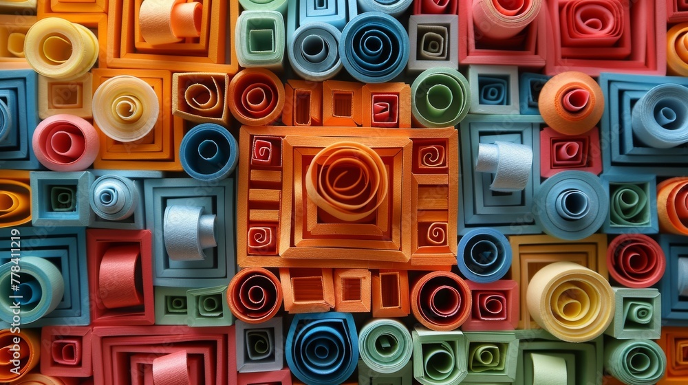 Digital and Tech Inspired Quilling Art: QR Codes, Pixels, and Circuit ...
