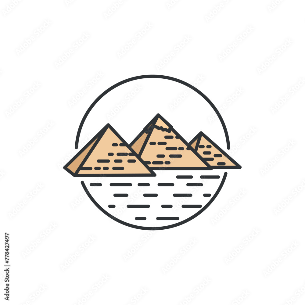 Egyptian pyramid served as tomb. The oldest seven wonders of the ...