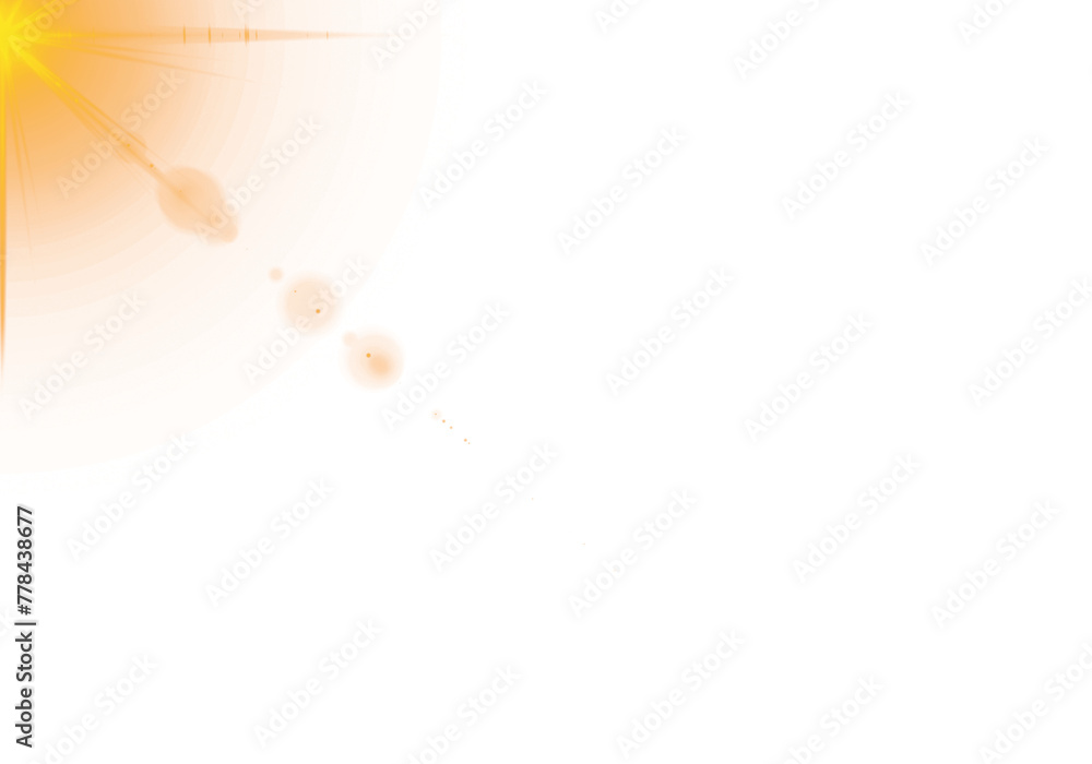 Sunlight Transparent PNG, Sunray Light, Overlay Design Lens Flare ...