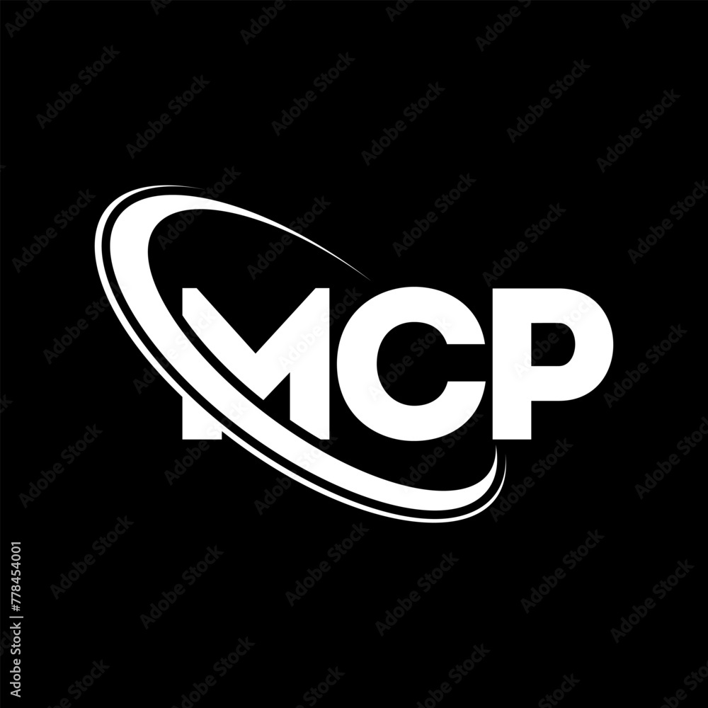 Vektorová grafika „MCP logo. MCP letter. MCP letter logo design ...