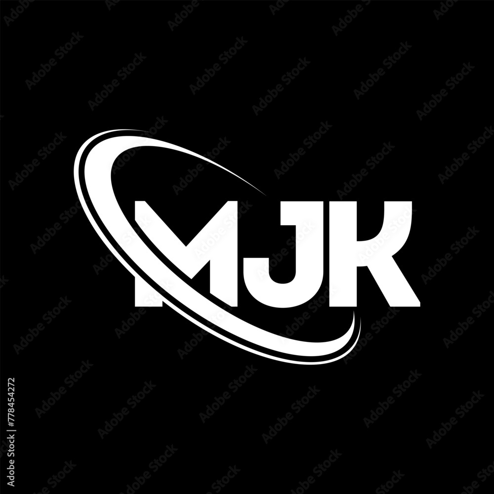 MJK logo. MJK letter. MJK letter logo design. Initials MJK logo linked ...