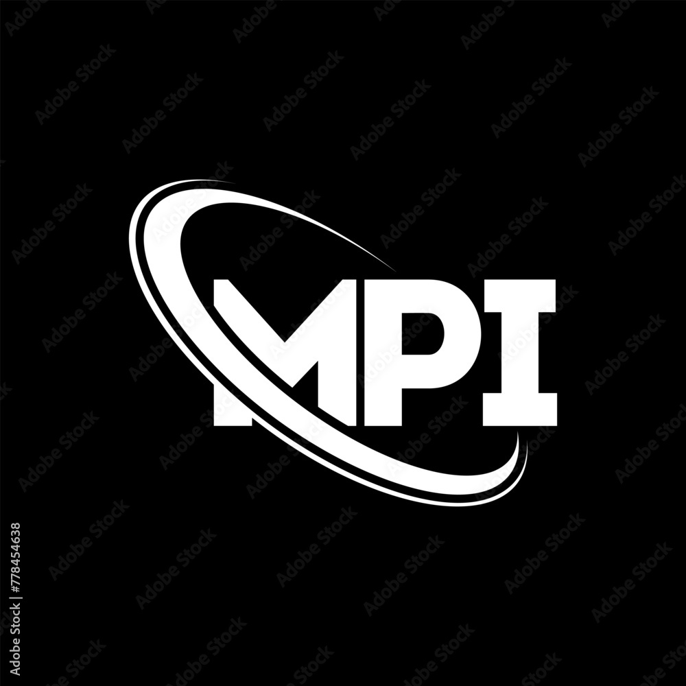 MPI logo. MPI letter. MPI letter logo design. Initials MPI logo linked ...