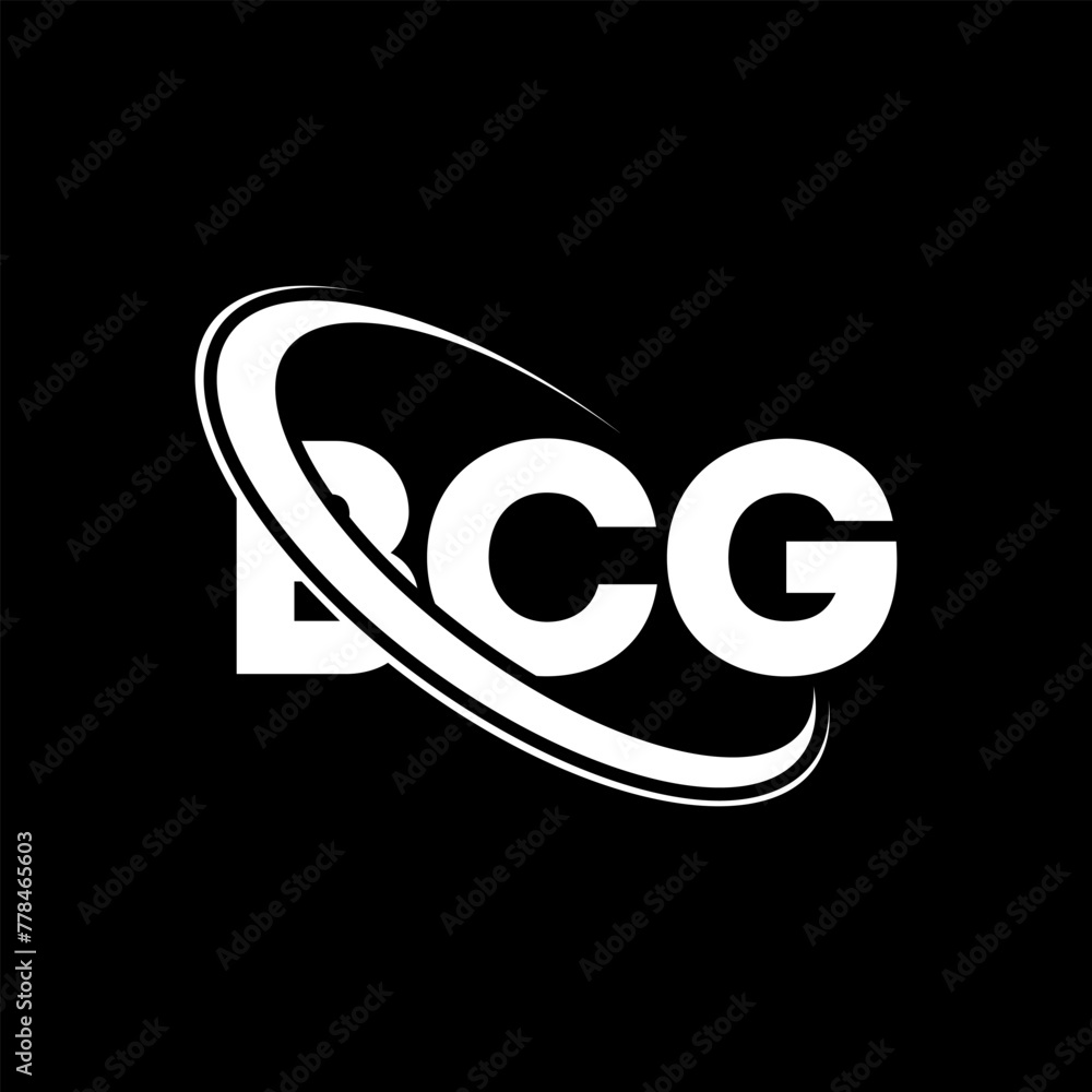 BCG logo. BCG letter. BCG letter logo design. Initials BCG logo linked ...