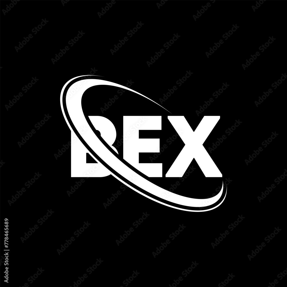 BEX logo. BEX letter. BEX letter logo design. Initials BEX logo linked ...