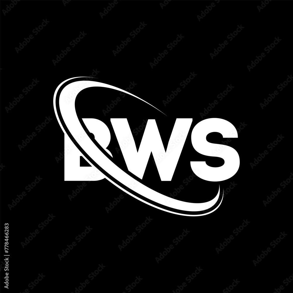 BWS logo. BWS letter. BWS letter logo design. Initials BWS logo linked with circle and uppercase ...