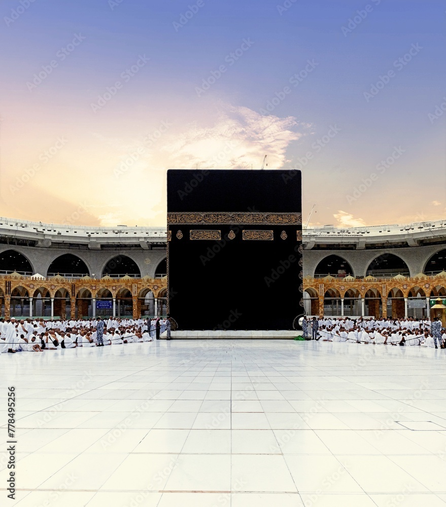 The place where Muslims visit for pilgrimage and umrah. Kaaba, Mecca ...