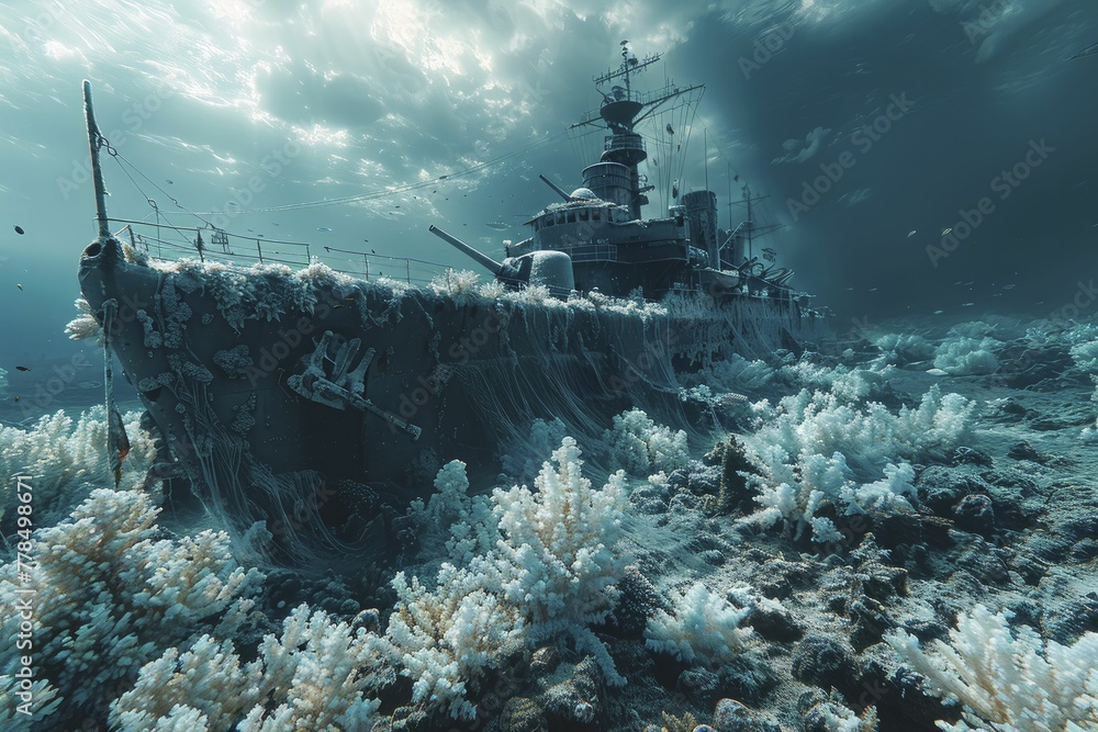 Witnessing the stark juxtaposition of once vibrant coral reefs fading ...