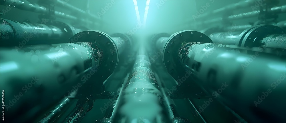 Renewable Energy Flow: The Pulse of Green Hydrogen. Concept Renewable ...