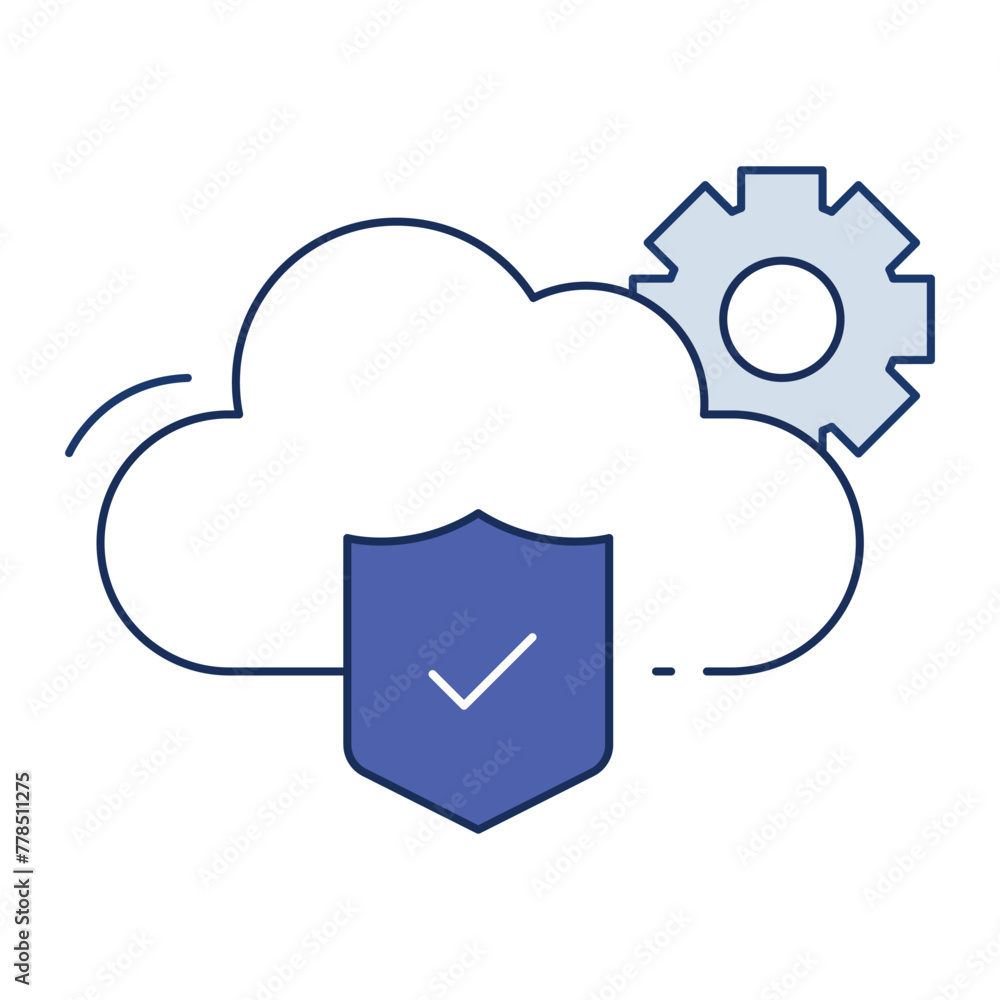 Ensure cloud security with the CASB icon, enforcing policies and controls to protect data and ...