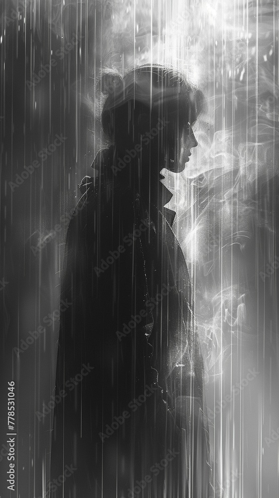 Visualize speed as a fleeting shadow, disappearing into the darkness ...