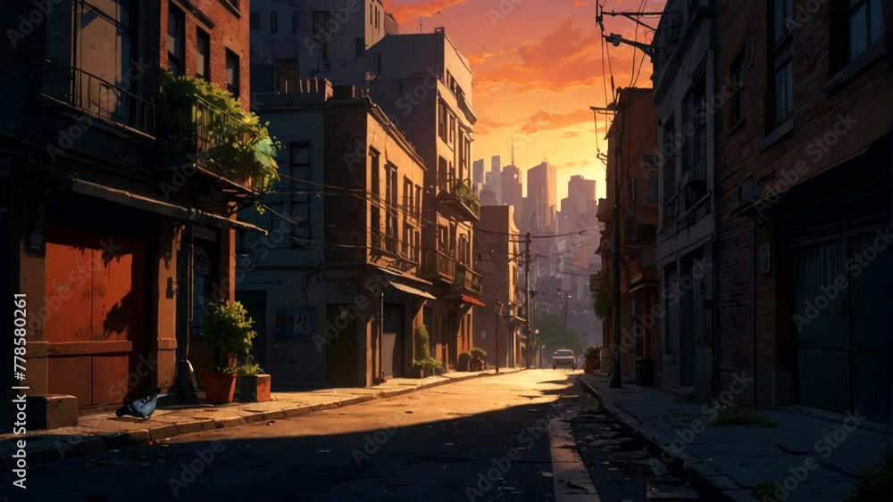 Animated Scenery of a beautiful forest at night on a full moon with an ...