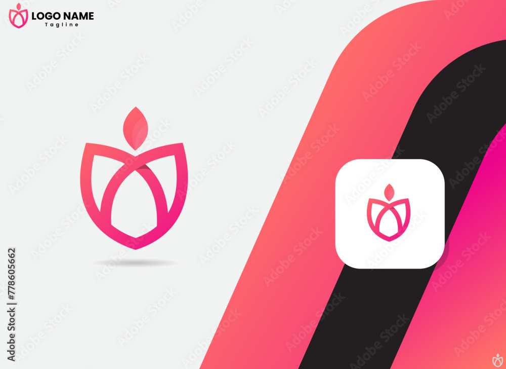 Lotus logo design. The Art of Lotus Logo. Lotus flower vector art ...