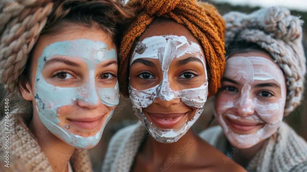Generations of women are enjoying wearing beauty masks as a skin ...