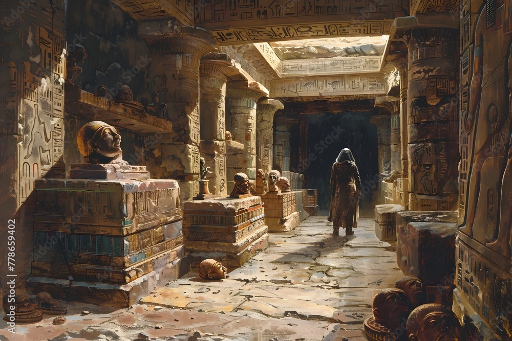 Explorer Uncovers Dynamic Relics in Ancient Temple: A Glimpse into a ...