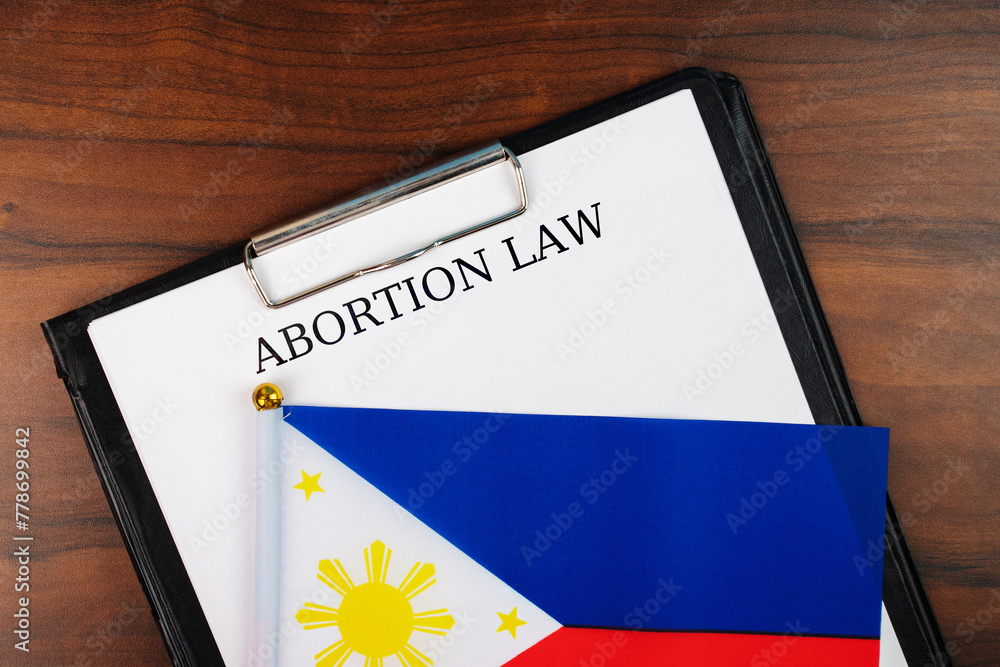 Abortion law in Philippines, Philippines flag background, debate over ...