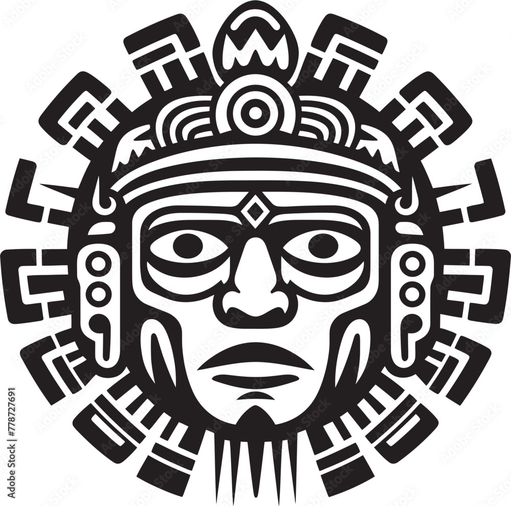 Huari Tradition Mark Pre Hispanic Logo Emblem Olmec Iconography Symbol ...
