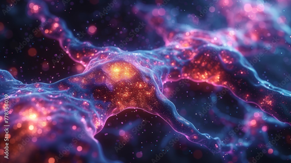 pixel art of an alien bioluminescent cell structure, pixelated digital ...