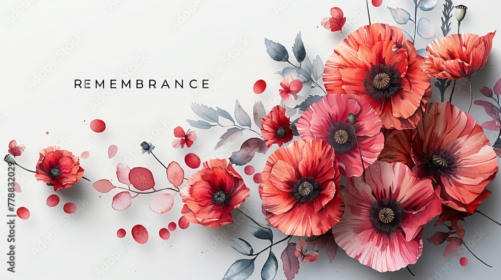 Remembrance Day - a beautiful and symbolic banner symbolizing the ...