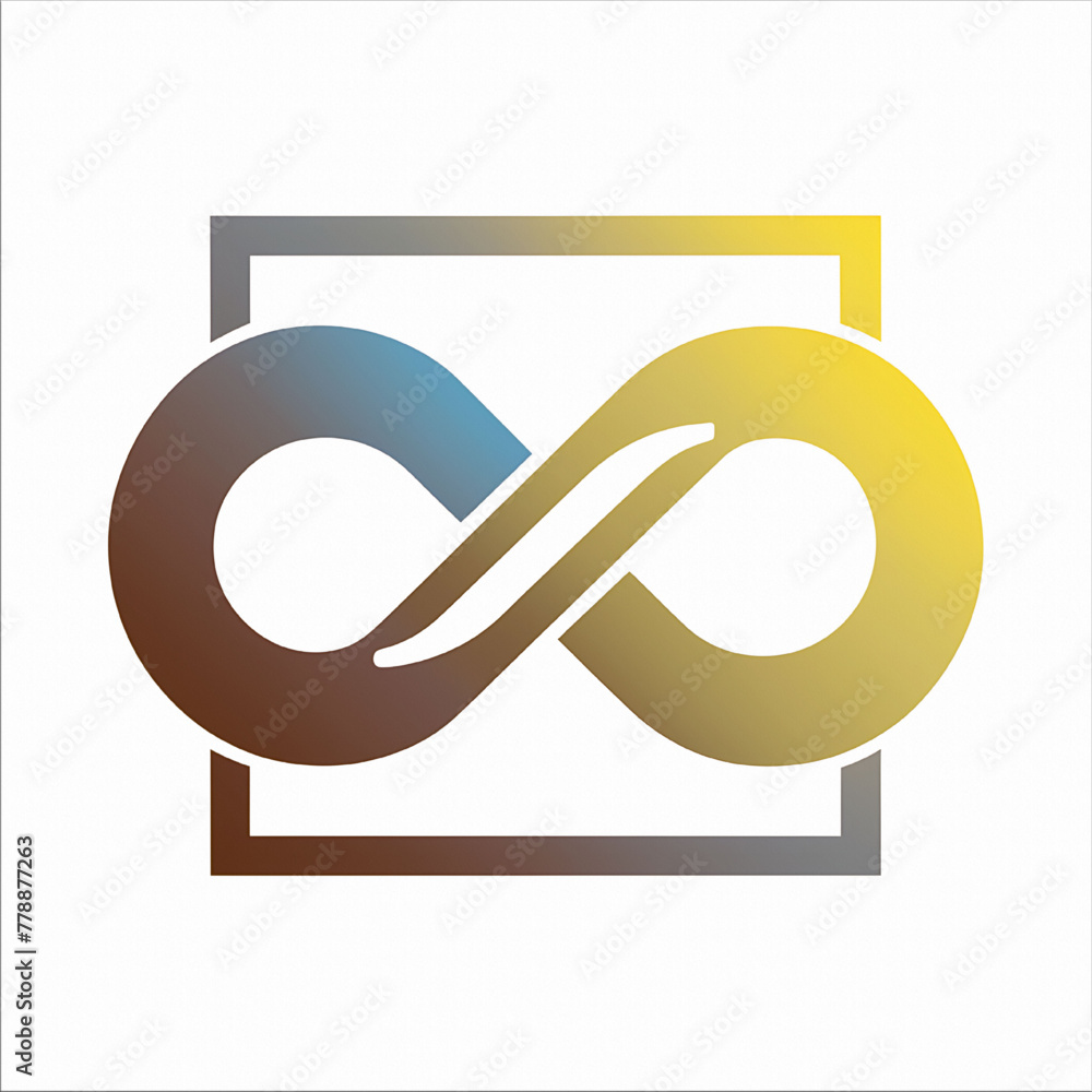 Gradient Infinity lines Logo design. infinity symbol making from lines ...