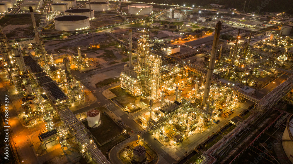 Oil Refinery Gas Chemical Equipment Prodiction import export Concept ...