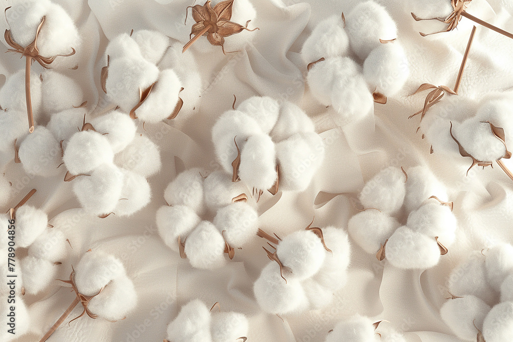 A seamless illustration of brushed cotton texture, where the fibers are ...