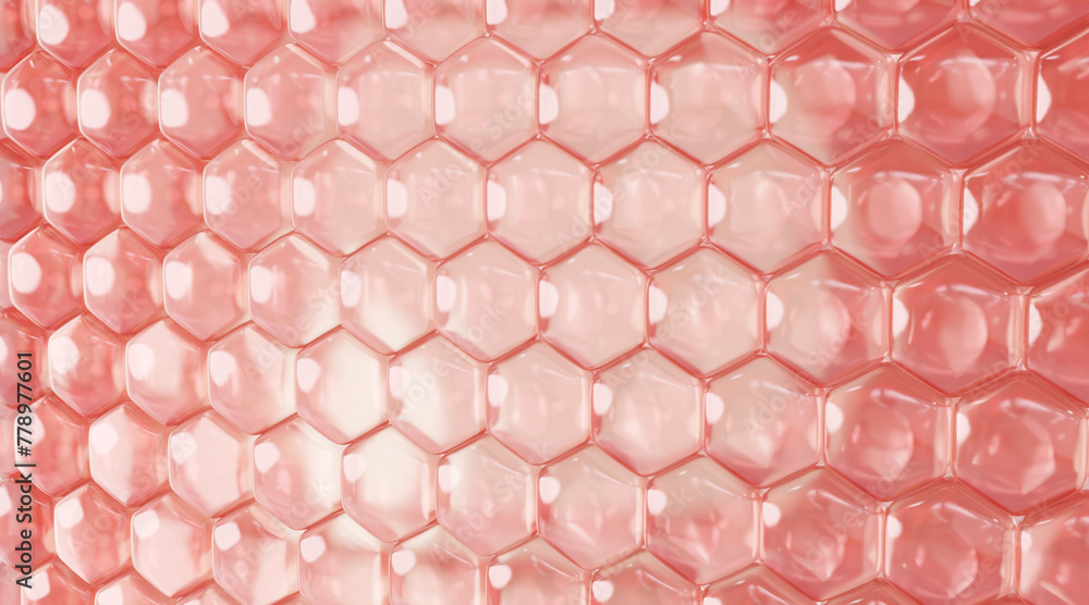 skin cell. serum molecules through the skin layer and reduce up saggy ...