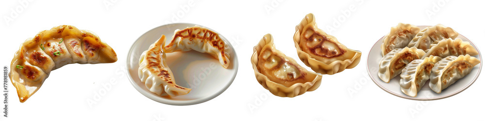 Gyoza clipart collection, symbol, logos, icons isolated on transparent ...