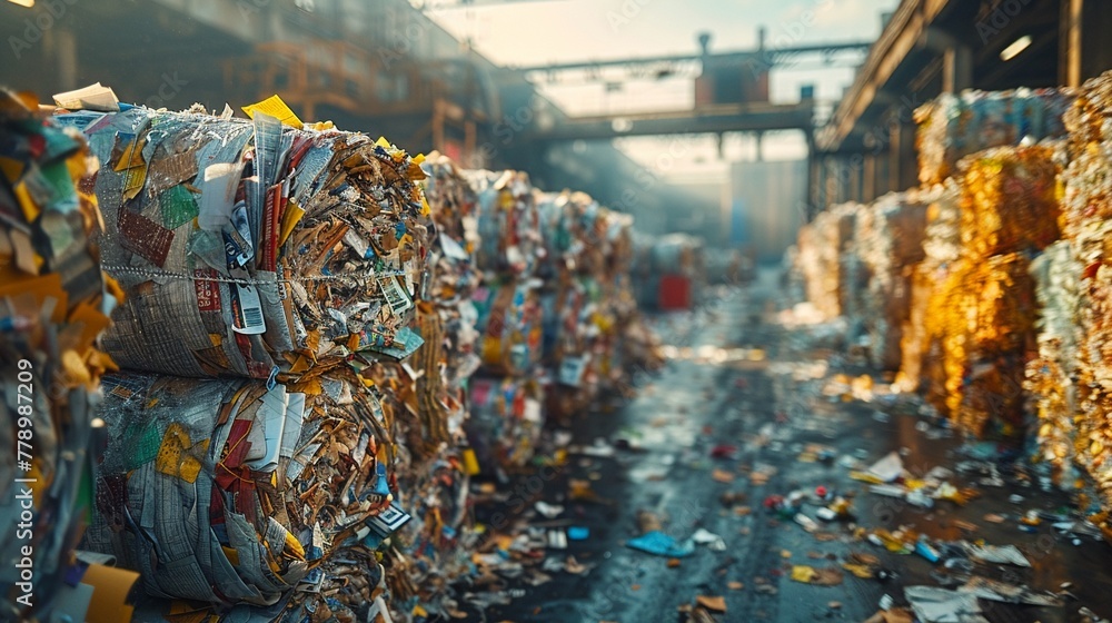 Document the importance of paper recycling and waste management in ...