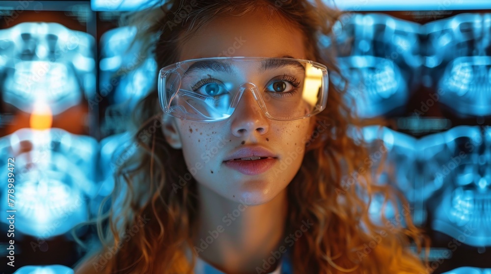 The dentist utilizes radiographic analysis techniques to interpret the ...