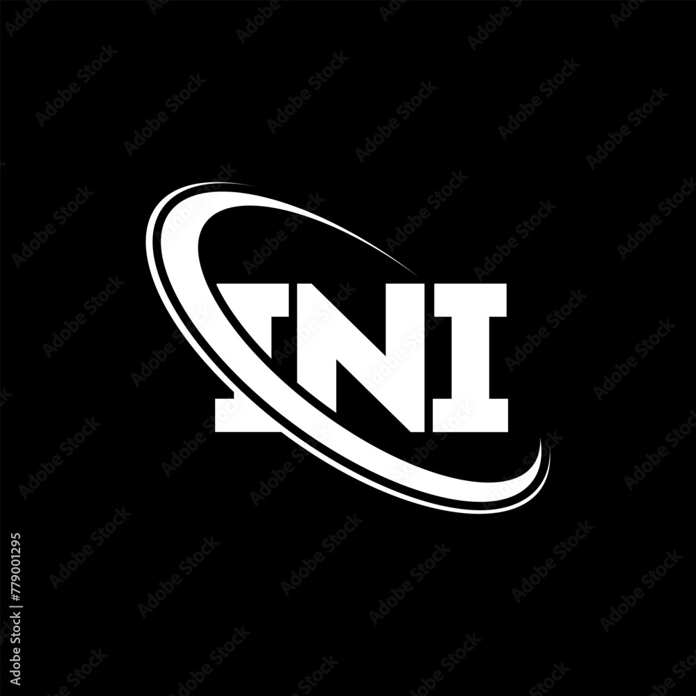 INI logo. INI letter. INI letter logo design. Initials INI logo linked ...