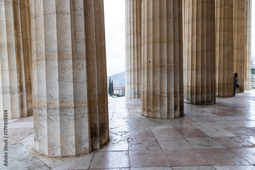 Canova Temple of Possagno, home to the tomb of Canova, his hometown ...