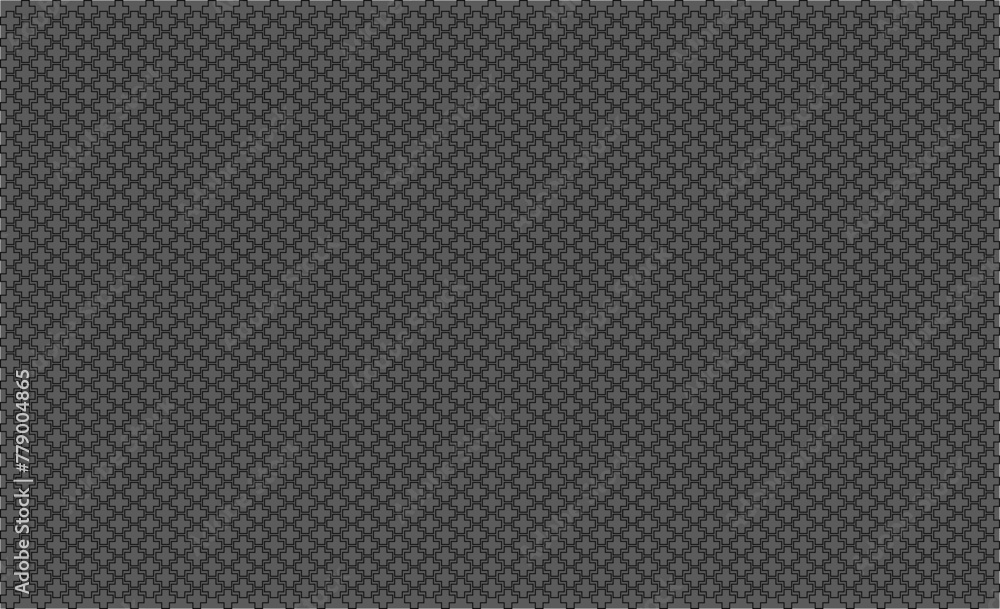 Seamless pattern. Dark gray outline. Cross on a black background. Flyer ...