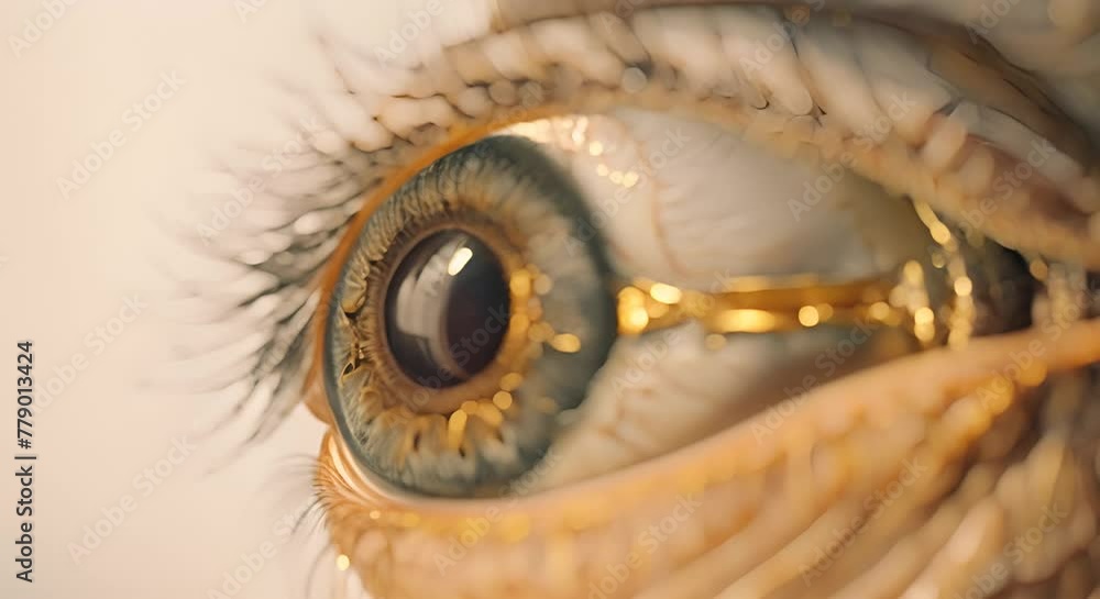 Diagram of the Human Eye: Exploring Its Structure, Cross-section view ...