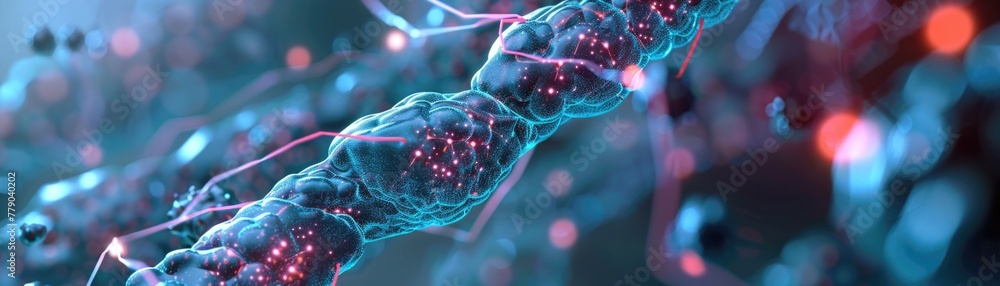 Realistic portrayal of a nanotech skin patch delivering medicine ...