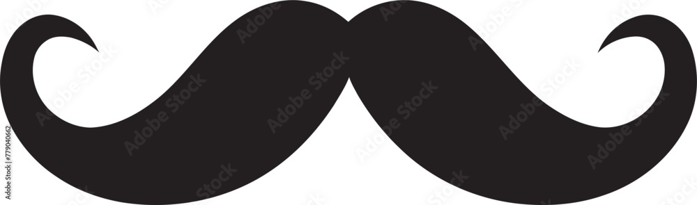 Minimalist Marvel Clean Doodle Moustache Vector Logo Design Creative ...