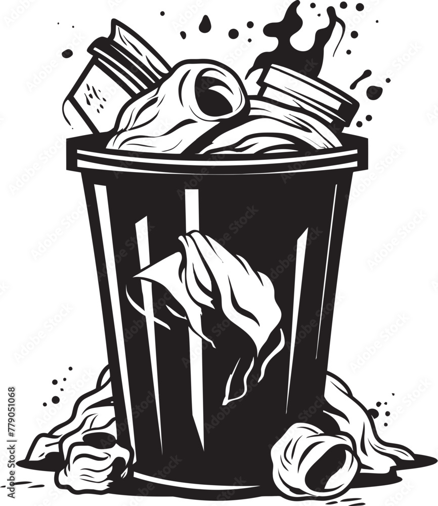 Garbage Guru Symbol Masters of Sustainable Waste Solutions Recycling ...