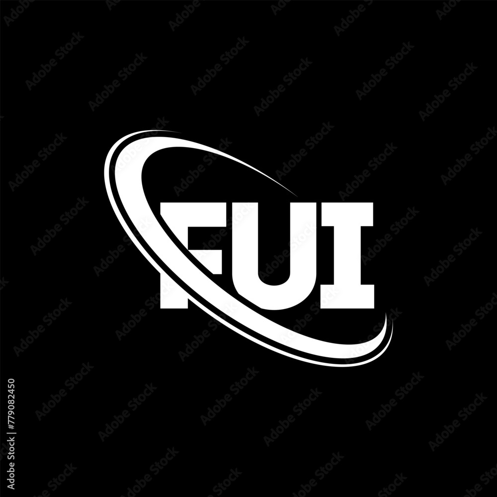 FUI logo. FUI letter. FUI letter logo design. Initials FUI logo linked ...