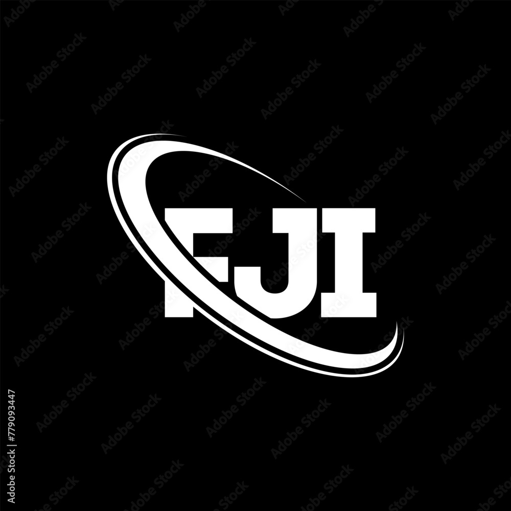 FJI logo. FJI letter. FJI letter logo design. Initials FJI logo linked ...