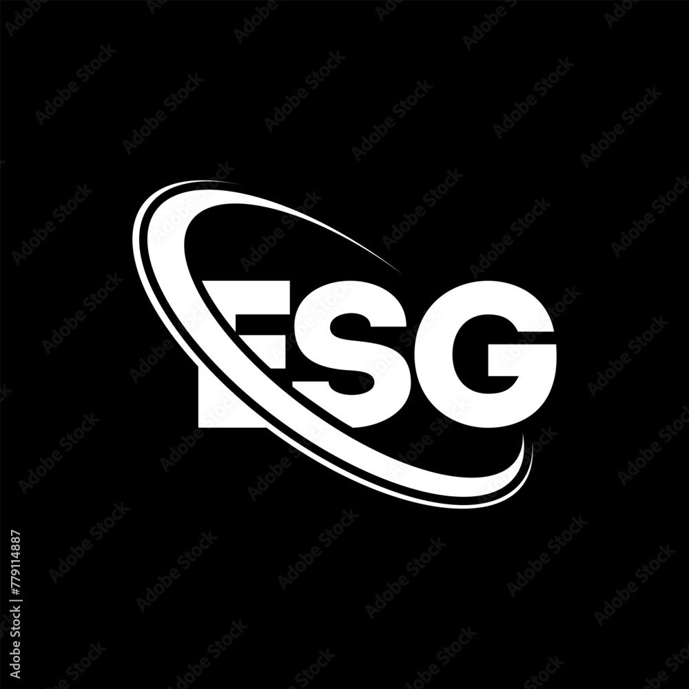 ESG logo. ESG letter. ESG letter logo design. Initials ESG logo linked ...