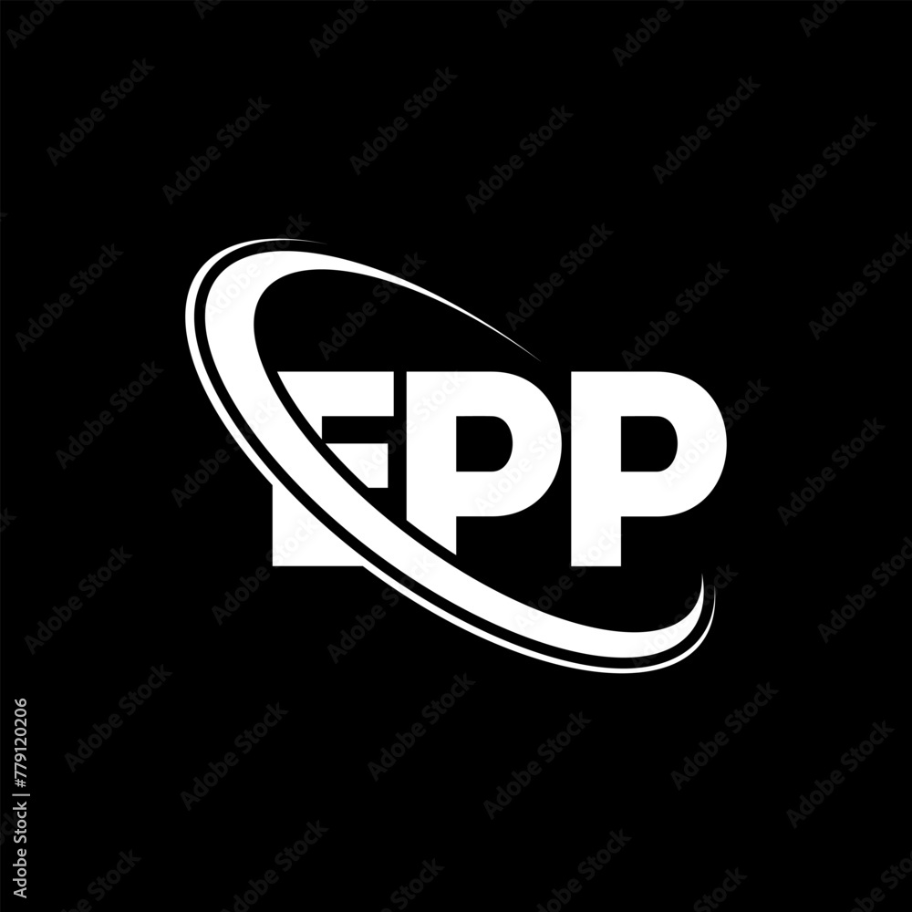 EPP logo. EPP letter. EPP letter logo design. Initials EPP logo linked ...