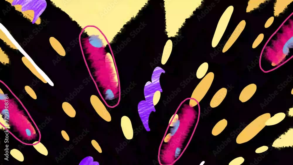 Retro Abstract 80's 90's Design Pattern Transition Background: Jazz ...