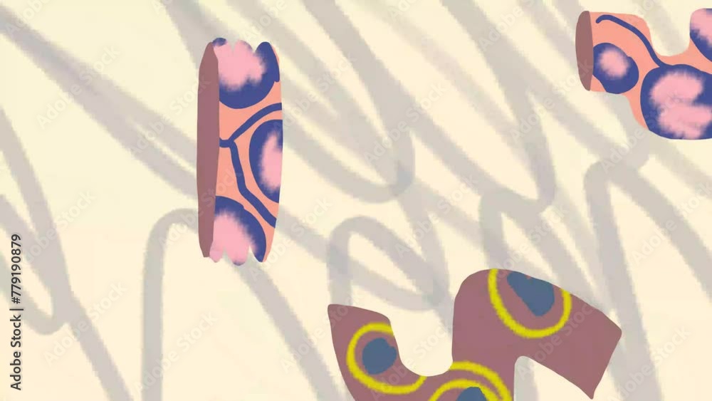 Retro Abstract 80's 90's Design Pattern Transition Background: Jazz ...